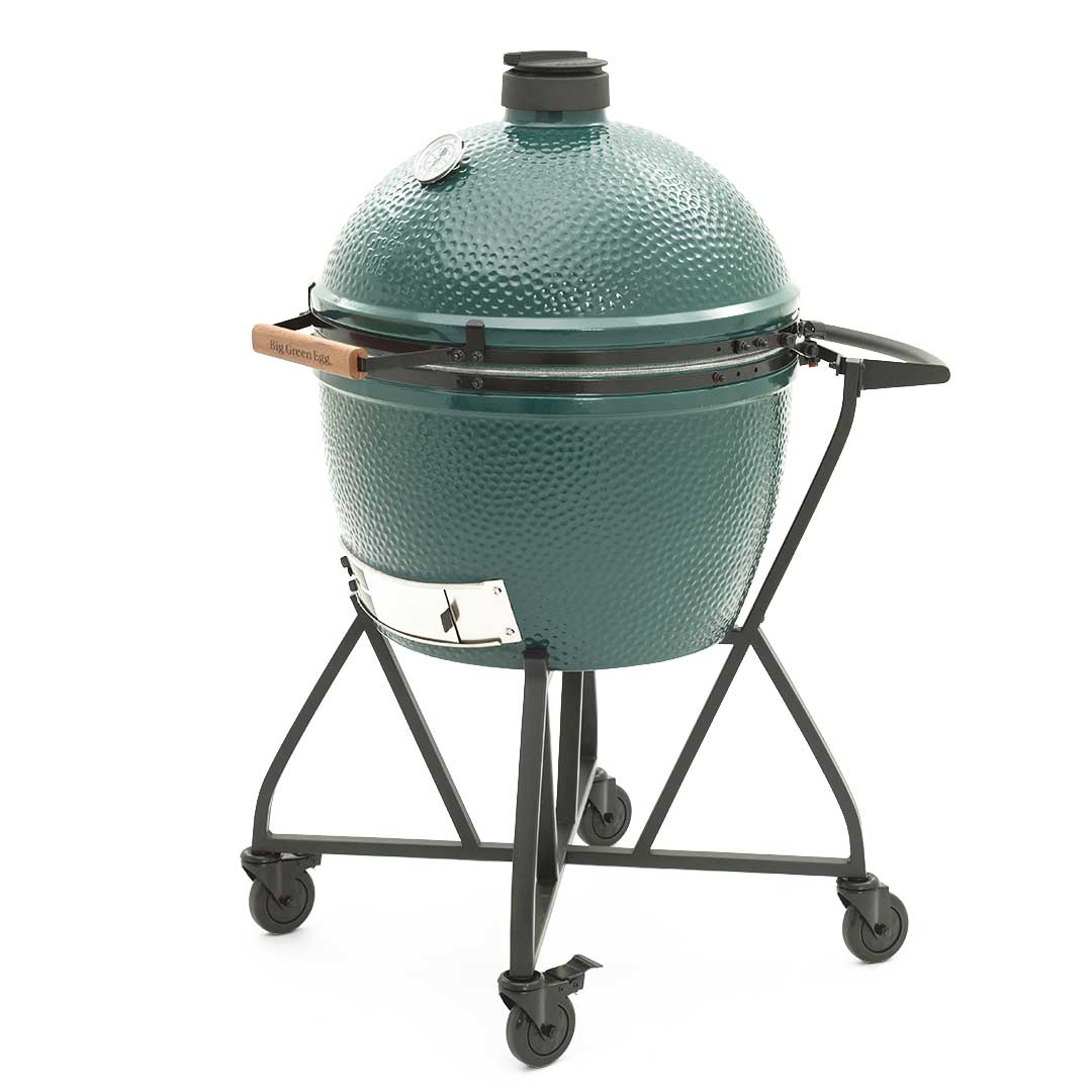 Big Green Egg XL - met intEGGrated handler, hoes en acacia zijplankjes ...