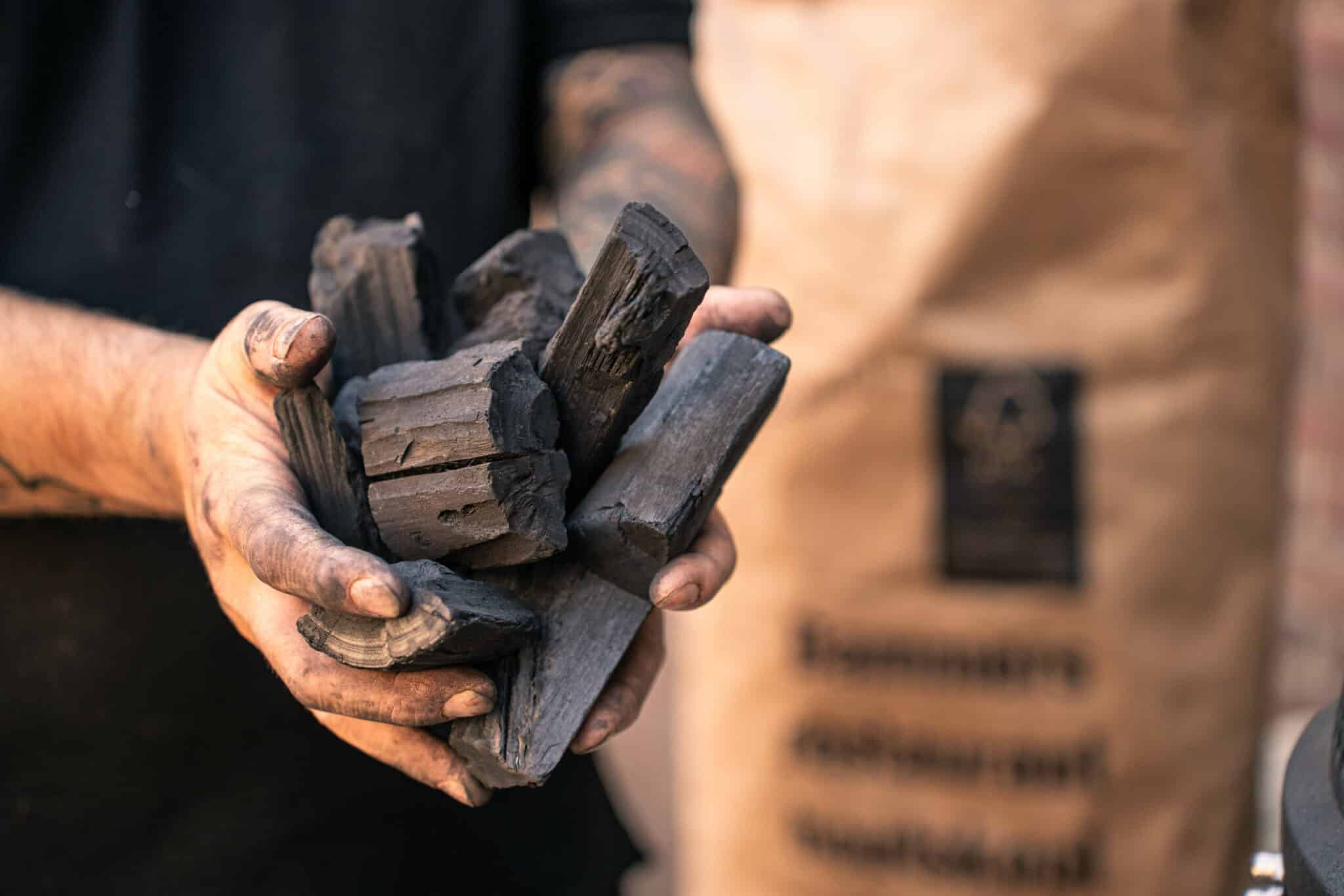 Houtskool Acacia 10KG Dammers - BBQ Experience Center