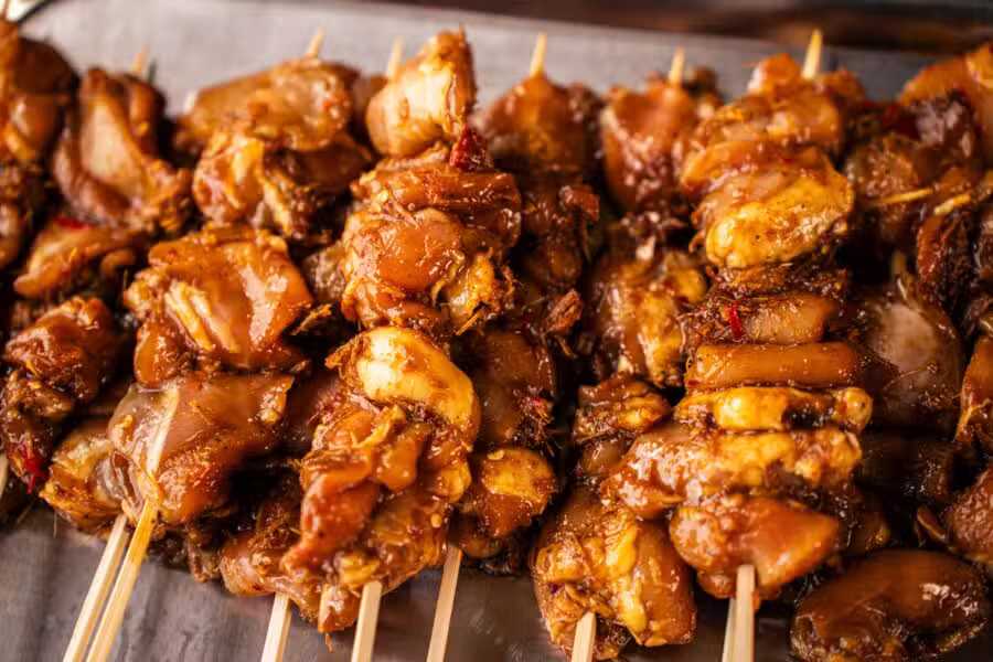 Kipsaté van de BBQ - BBQ Experience Center